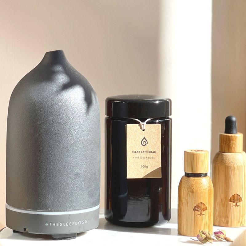 Revitalise Essential Oil Diffuser Black for Aromatherapy